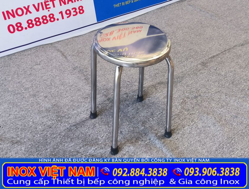 Ghế đôn inox cao cấp - Bếp Inox Việt Nam